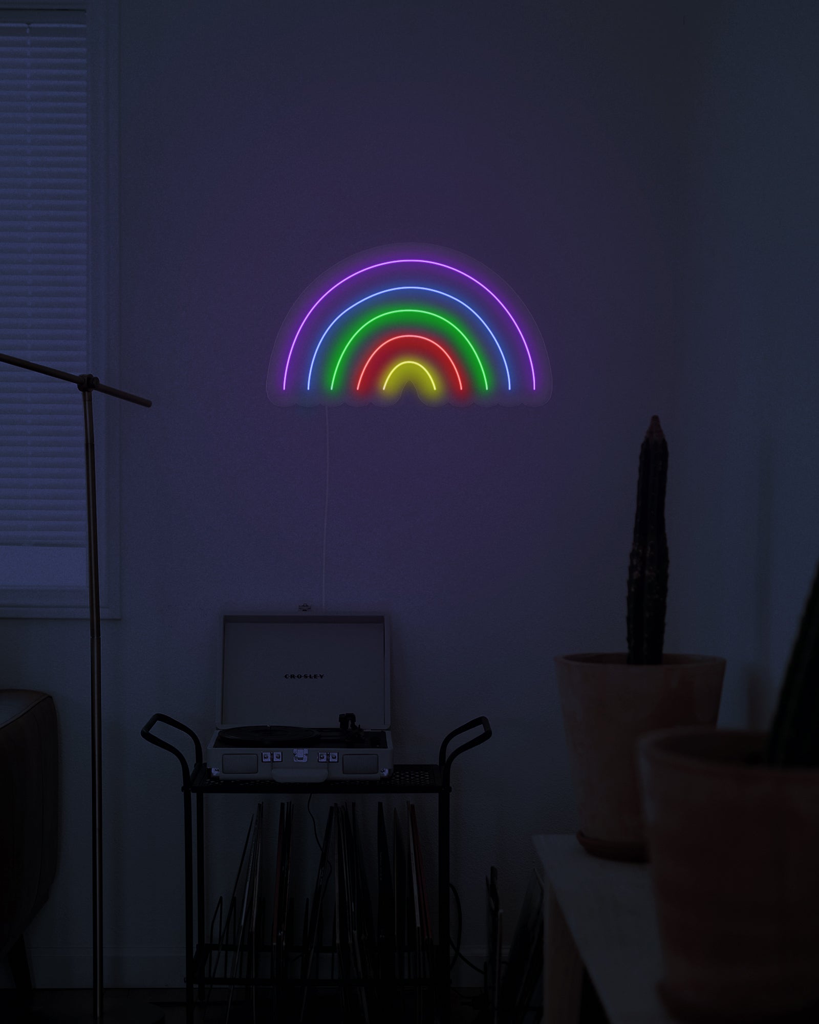 Rainbow Neon Light Sign Create LED Neon Sign Brite Lite New Neon